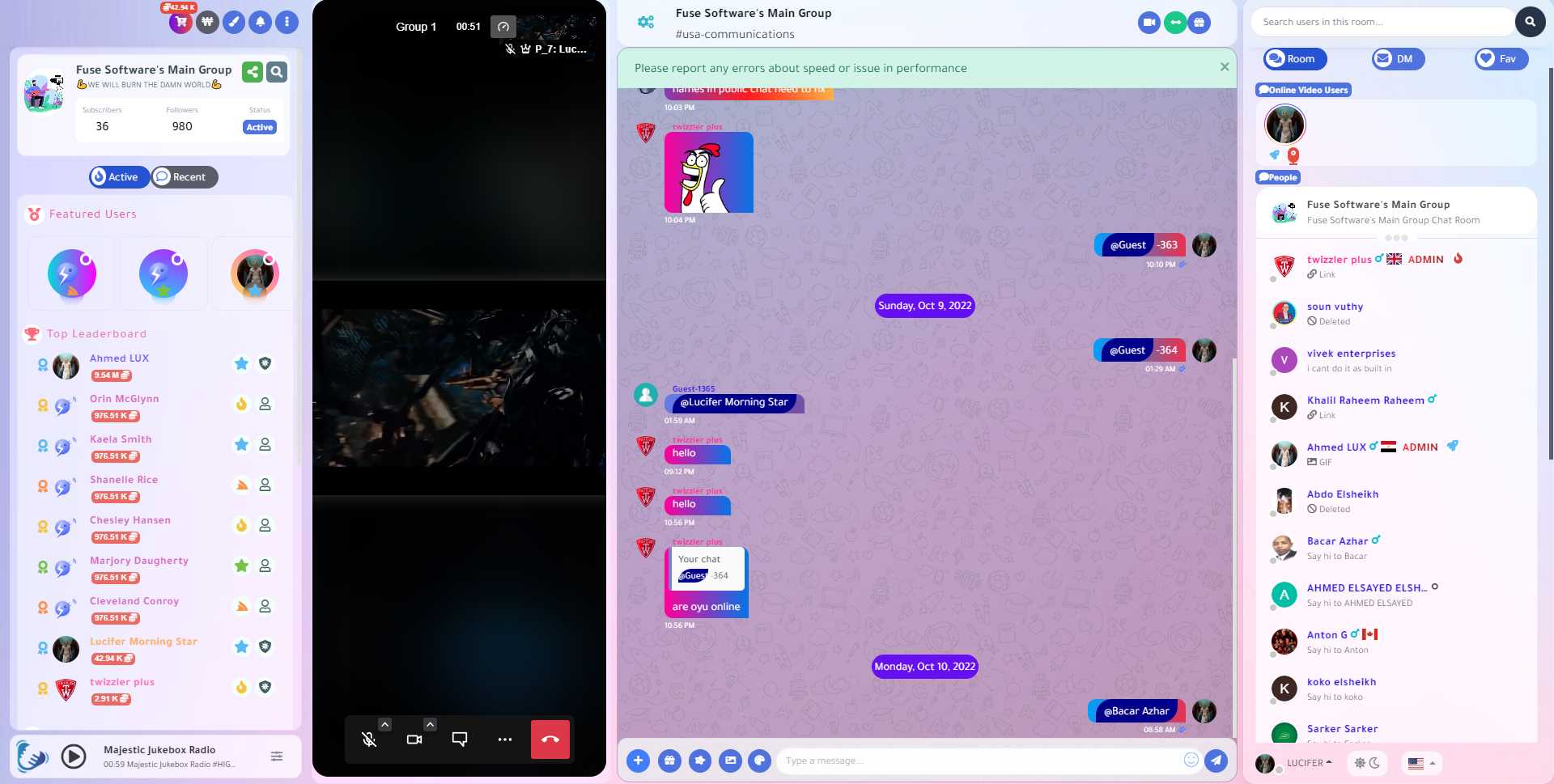 Jitsi Meet Server for Fuse Chat